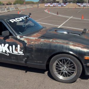 Roadkill Builds and Races Turbo Chevy Powered Datsun – Engine Swap Depot