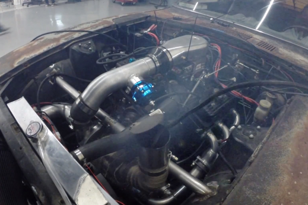 Roadkill Builds and Races Turbo Chevy Powered Datsun – Engine Swap Depot