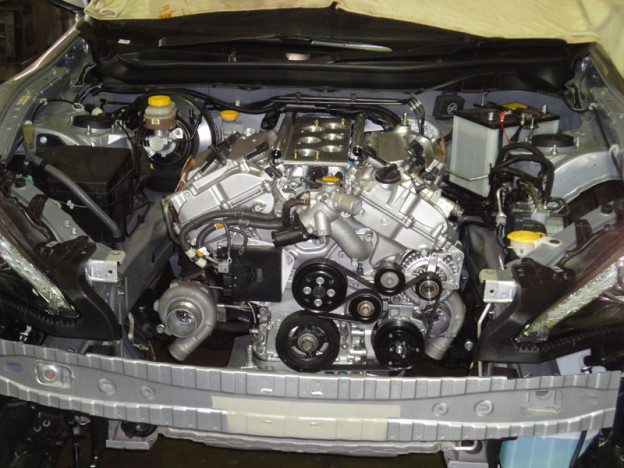 Toyota GT86 with a Twin-Turbo 3.6 L 2GR-FSE V6 – Engine Swap Depot