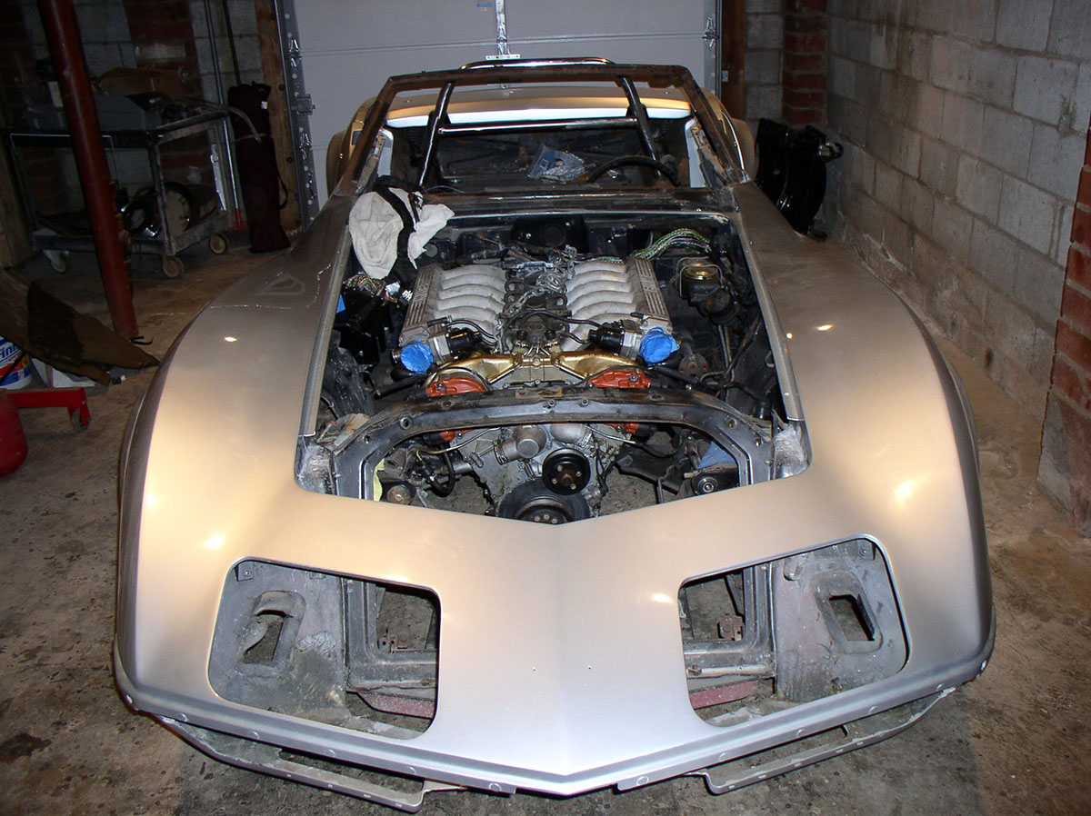 1971 Corvette with a BMW M73 V12 01 – Engine Swap Depot