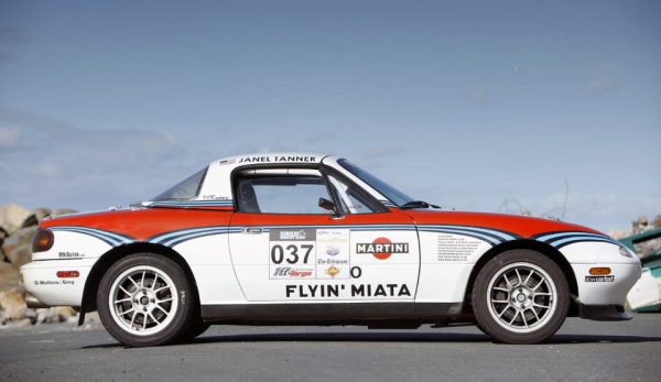 1994 Miata with a LSx Races Targa Newfoundland – Engine Swap Depot