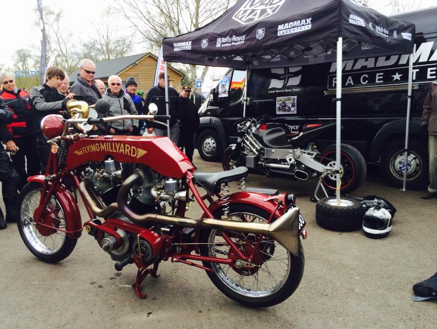 Flying Millyard Motorcycle is Powered by a 5000 cc V-twin Engine ...