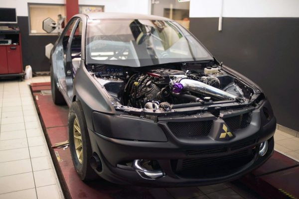 Mitsubishi Evo 8 with a Turbo LSx – Engine Swap Depot