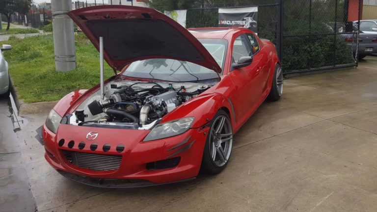 Mazda RX-8 with a 2JZ-GTE – Engine Swap Depot