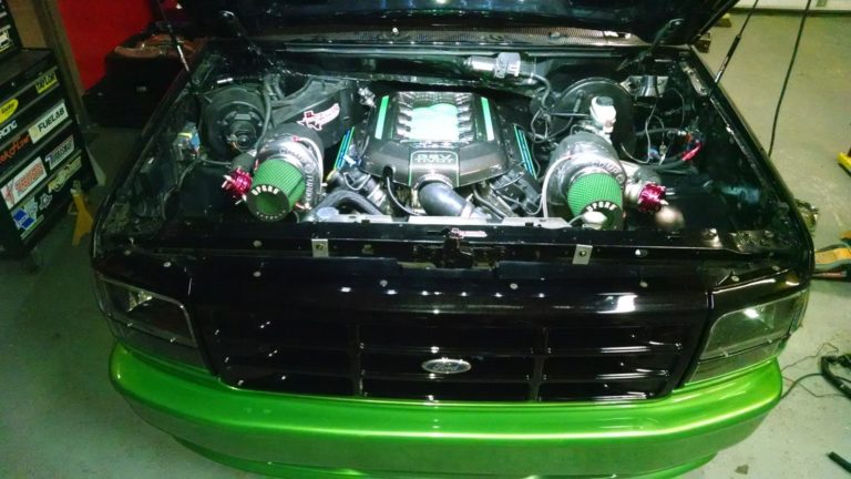 Ford Lightning with a Twin-turbo Coyote V8 – Engine Swap Depot