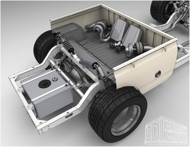 Datsun 620 with a Twin-Turbo 1UZ – Engine Swap Depot