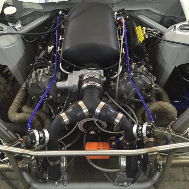 Nissan S14 with a Twin-Turbo VK56 V8 – Engine Swap Depot