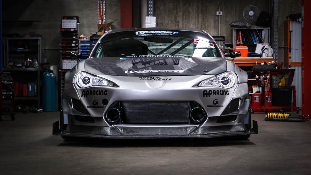 Toyota 86 with a VK56 V8 – Engine Swap Depot