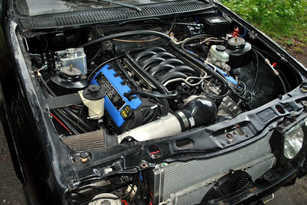 Merkur XR4Ti with a Coyote V8 – Engine Swap Depot