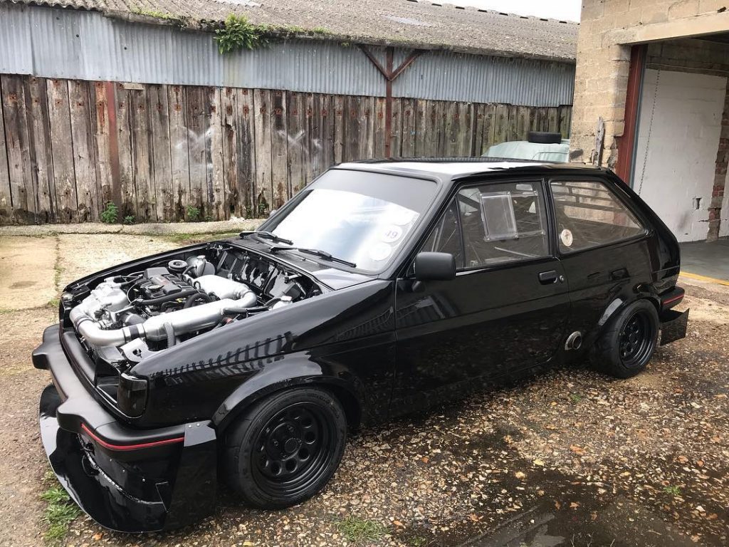 1987 Fiesta XR2 with a Supercharged Zetec Inline-Four - engineswapdepot.com