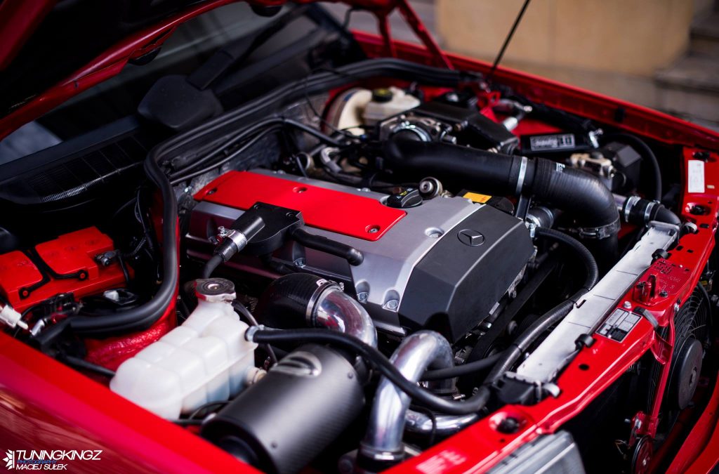 For Sale: Mercedes 190E with a Supercharged M111 Inline-Four – Engine ...