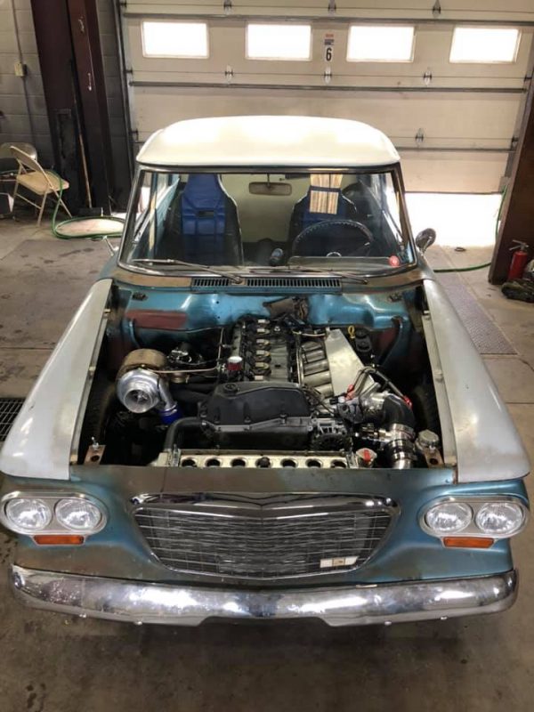 1962 Studebaker Lark with a Turbo Vortec 4200 Inline-Six – Engine Swap ...