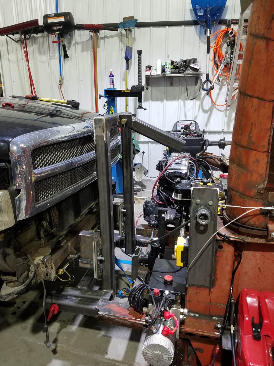Snowblower Powered by a Harley-Davidson XL1200 V-Twin – Engine Swap Depot