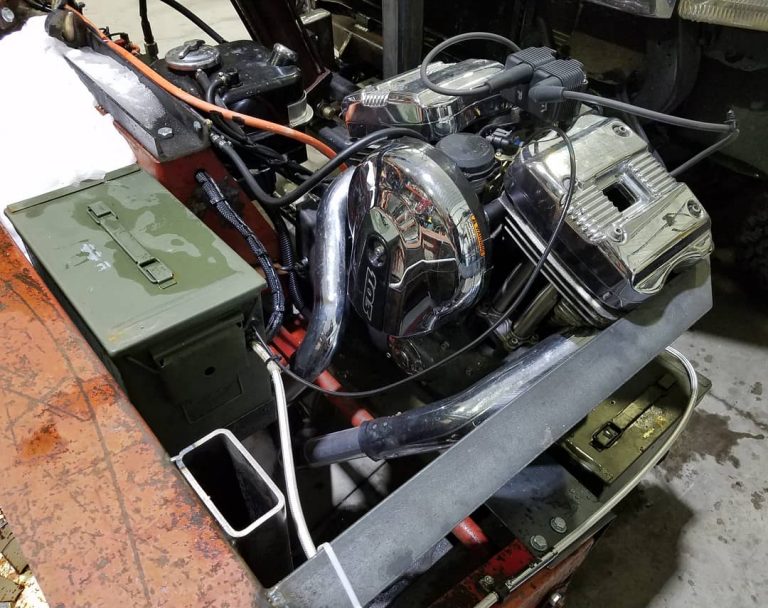 Snowblower Powered by a Harley-Davidson XL1200 V-Twin – Engine Swap Depot