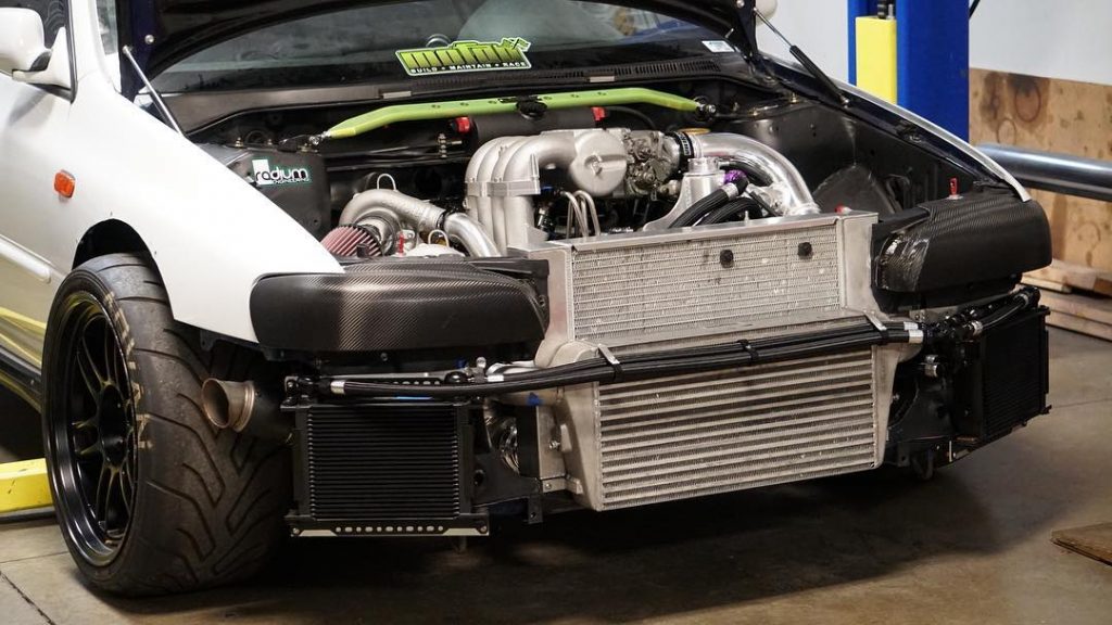 2000 Subaru Impreza with a Twin-Turbo 13B Two-Rotor – Engine Swap Depot