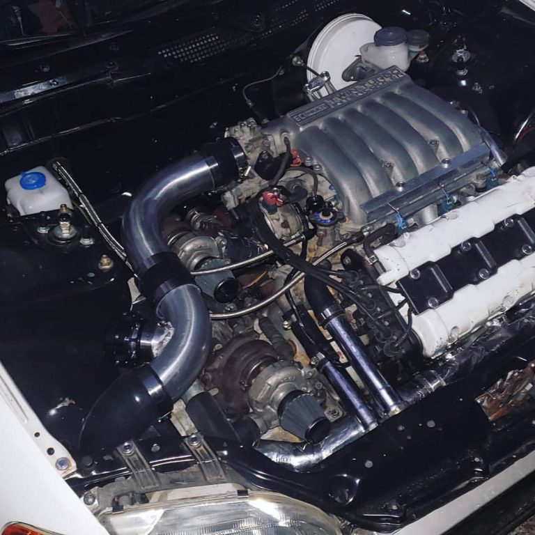 Honda Civic with a Twin-Turbo 6G72 V6 and VR4 AWD Drivetrain ...