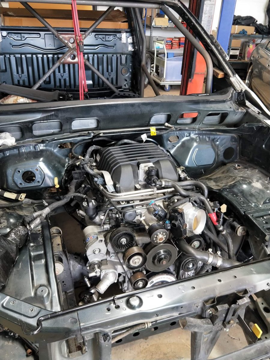 Ford Ranger with a Supercharged LSA V8 – Engine Swap Depot