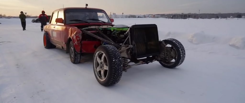 Lada Riva with Three Engines - engineswapdepot.com