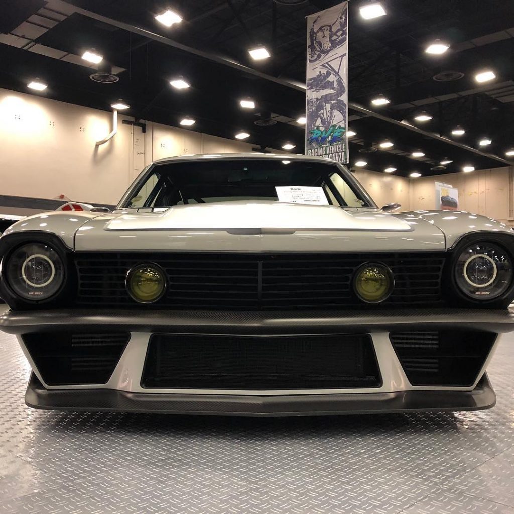 1971 Maverick with a Twin-Turbo Small-Block Ford V8