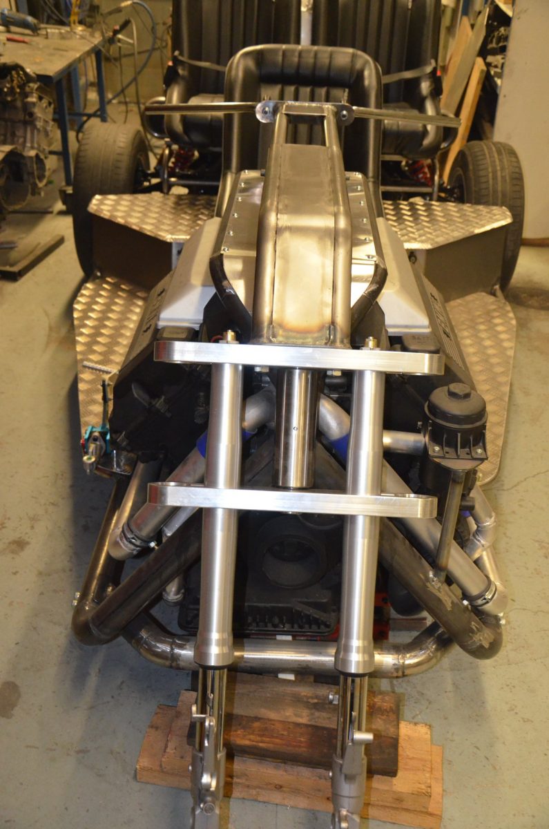 Custom Trike with a Twin-Turbo BMW V8 Update - engineswapdepot.com