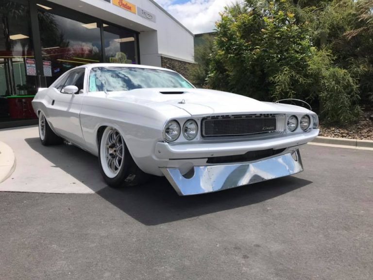 Dodge Challenger with a 358 ci NASCAR V8 – Engine Swap Depot