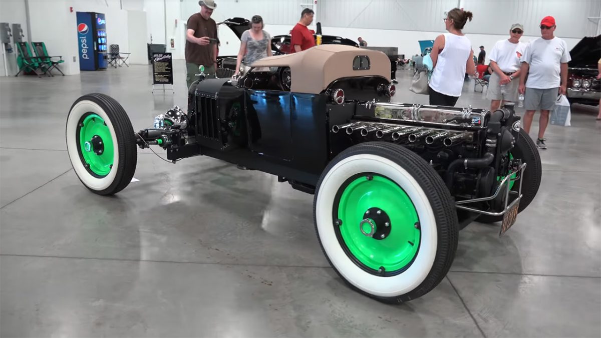 FWD Custom Ford Roadster with a Buick Inline-Eight - engineswapdepot.com