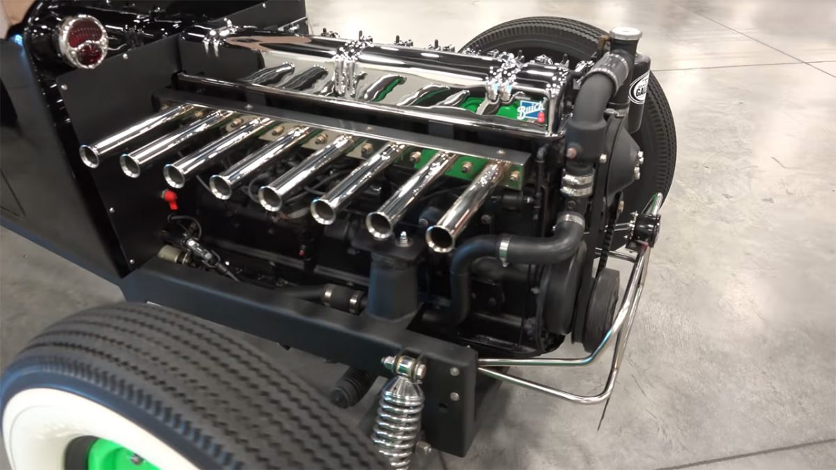 FWD Custom Ford Roadster with a Buick Inline-Eight – Engine Swap Depot