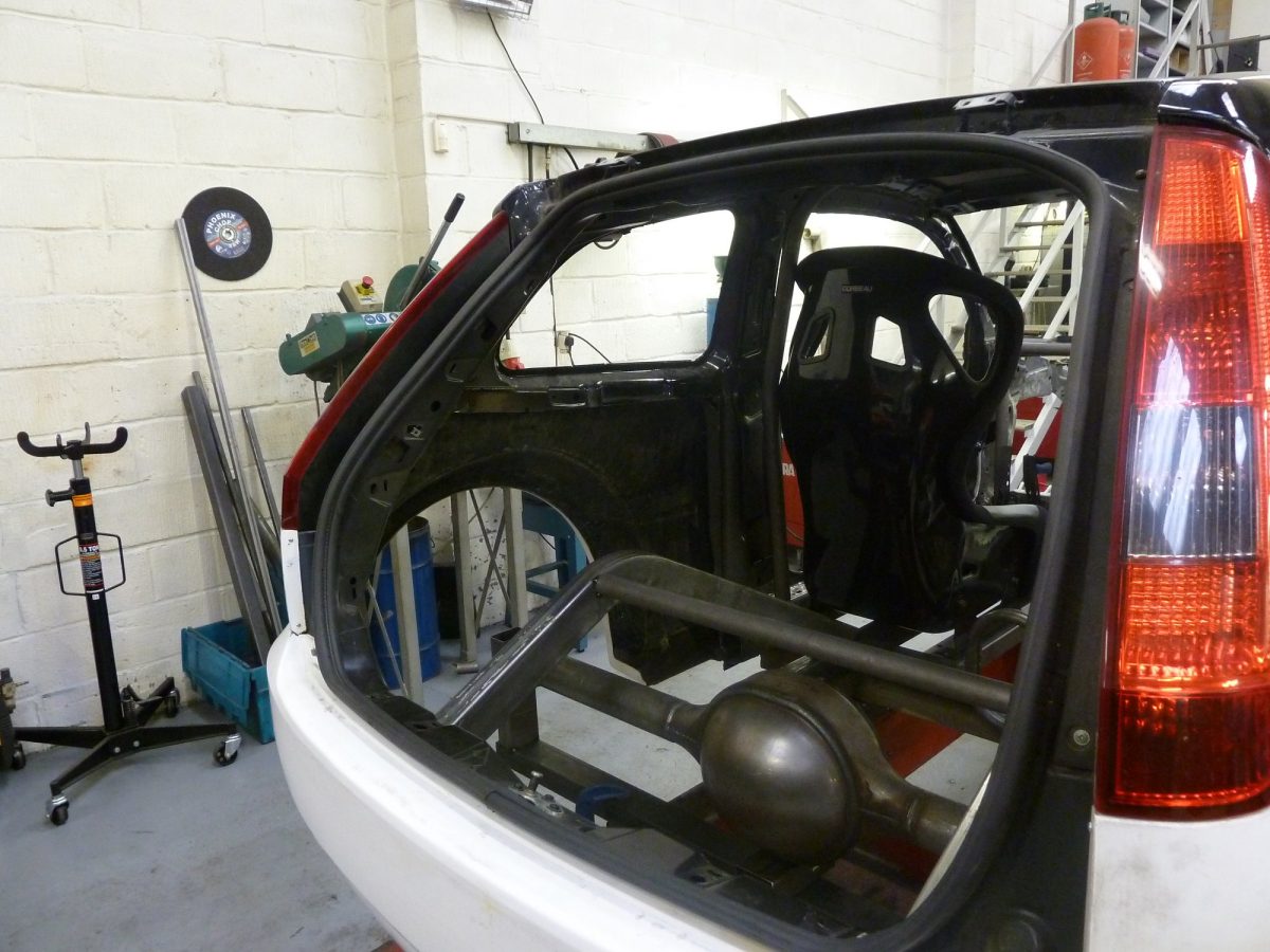 RWD Ford Fiesta with a Turbo Cosworth Inline-Four - engineswapdepot.com