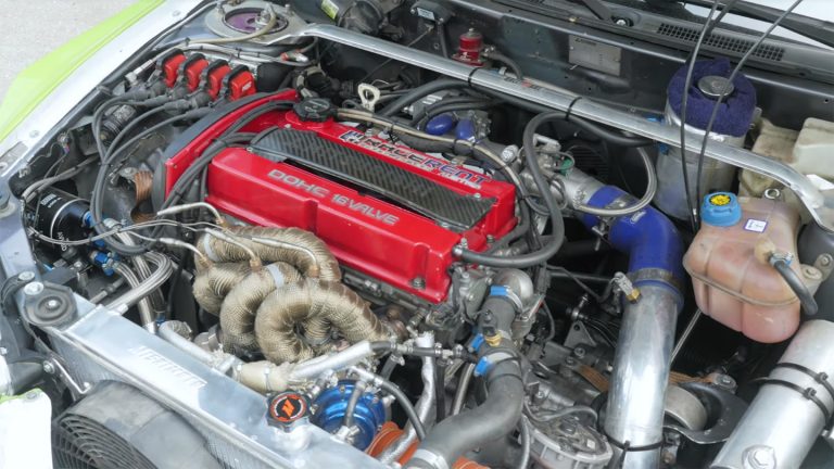 Mitsubishi Colt with a 800 hp Turbo 2.3 L 4G63 Inline-Four – Engine ...
