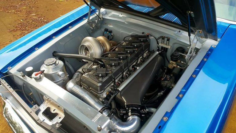 1965 Mustang with a Turbo 3.8 L Intech Inline-Six – Engine Swap Depot