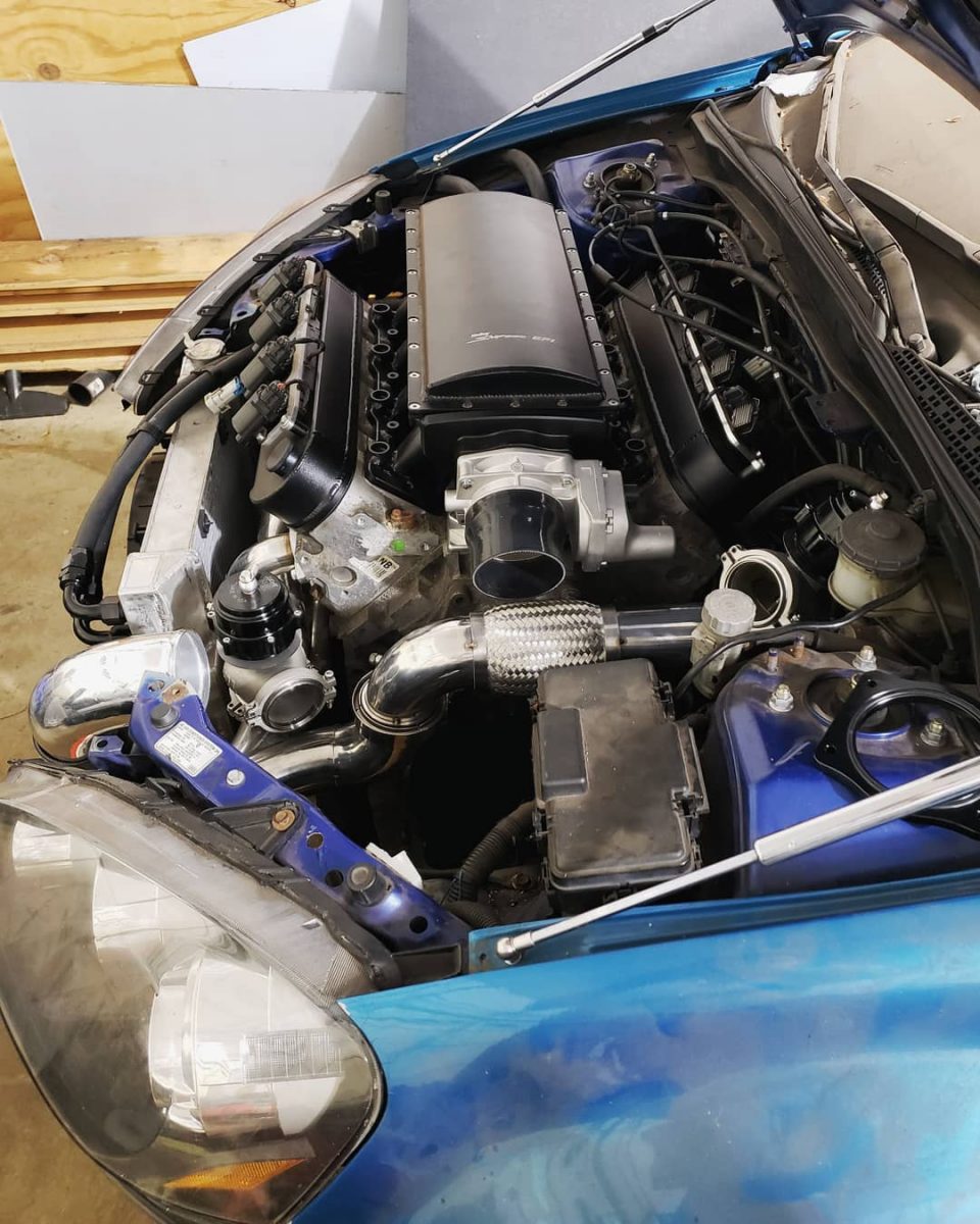 Acura RSX with Two Turbocharged LSx V8s Update 5 - engineswapdepot.com
