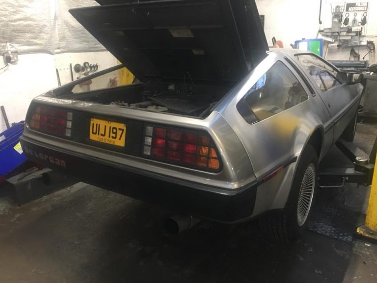 DeLorean with a LS3 V8 – Engine Swap Depot