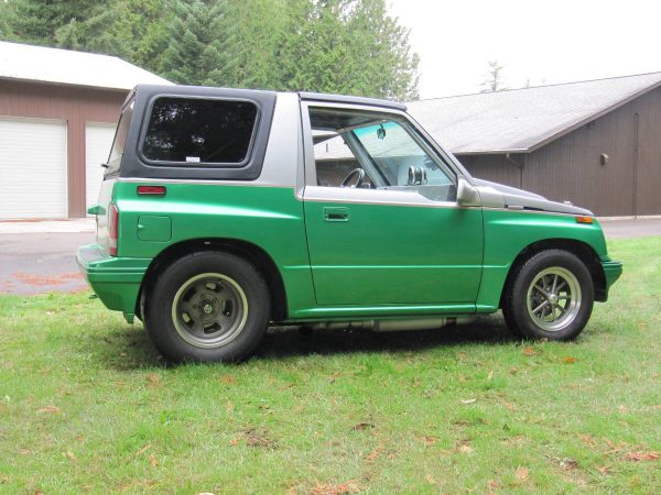 For Sale: 1989 Geo Tracker with a 600 hp Supercharged Chevy V8 – Engine ...