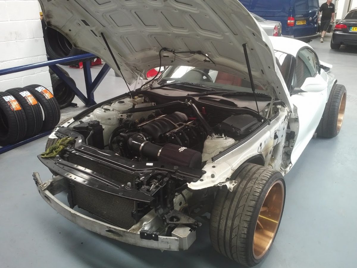 BMW Z4 with a LS3 V8 – Engine Swap Depot
