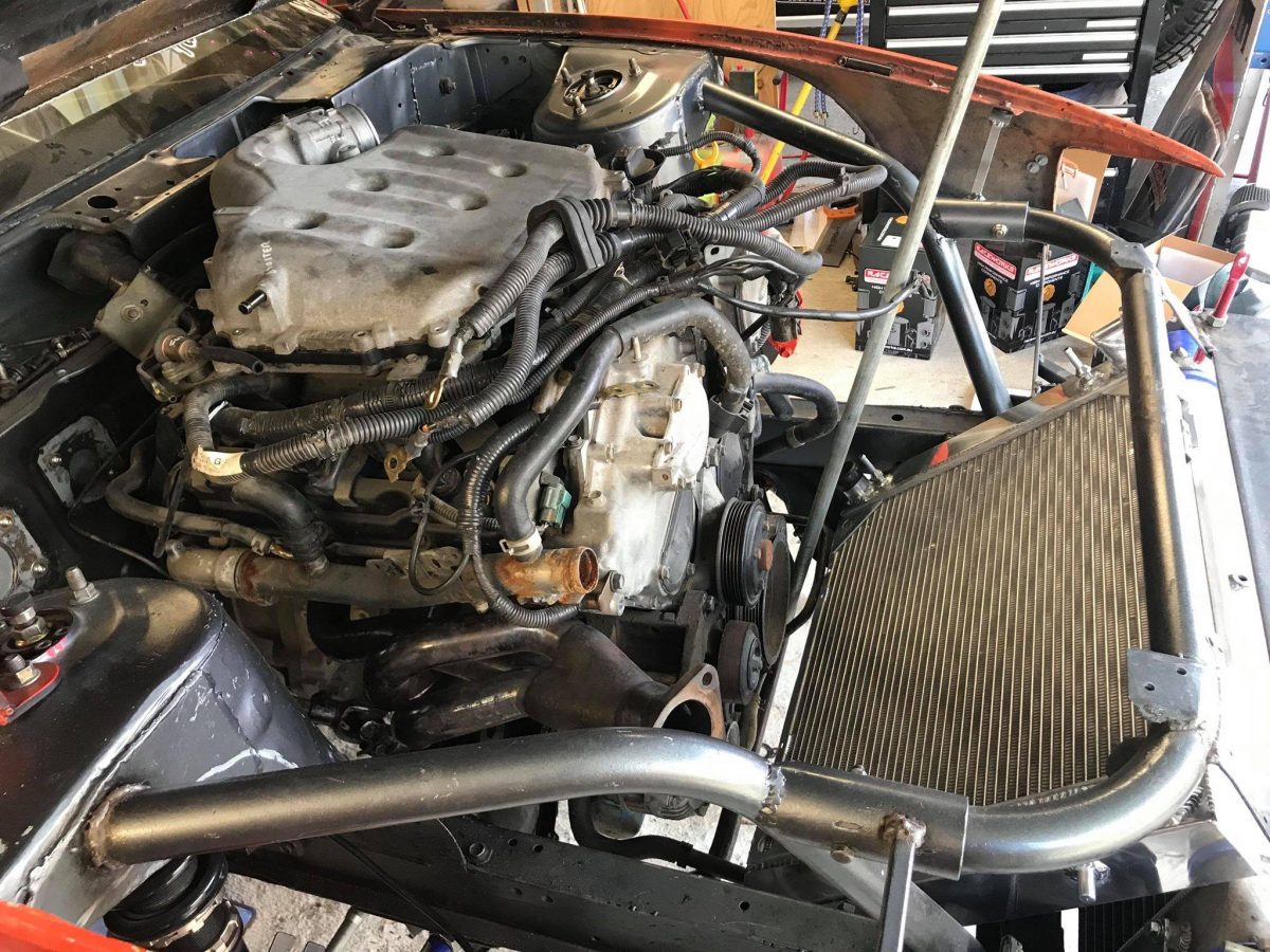 Nissan 180SX with a Turbo VQ35 V6 - engineswapdepot.com