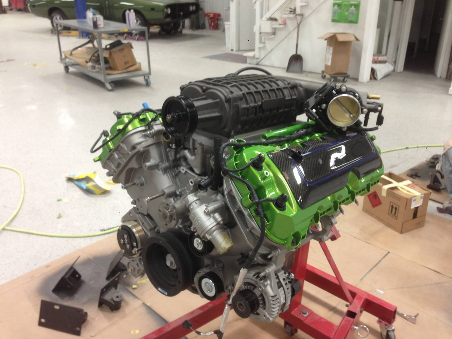 1967 Mustang with a Supercharged Coyote V8 - engineswapdepot.com