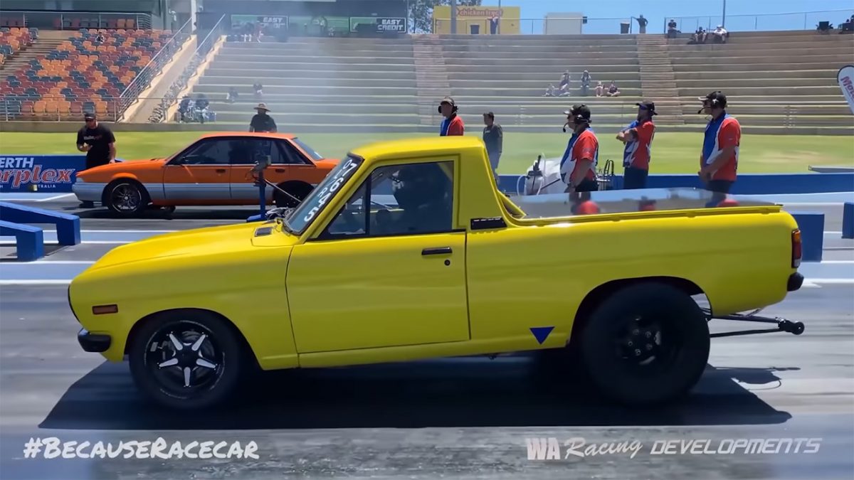 Datsun Ute with a Turbo 12A Rotary