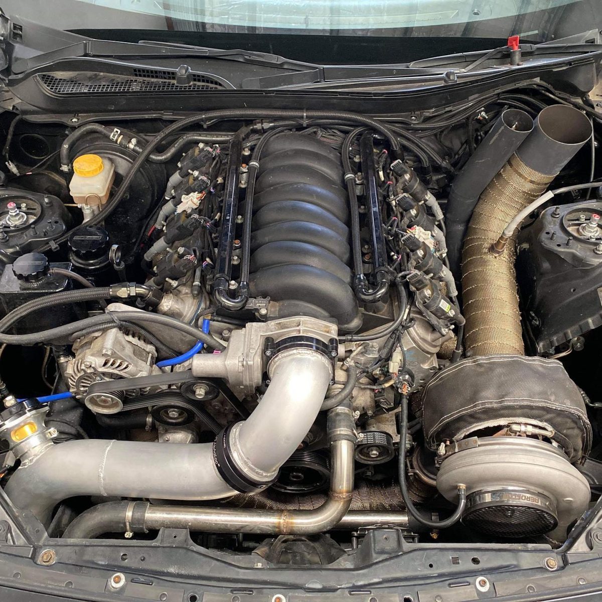 Subaru BRZ with a 1000+ hp Turbo LS3 V8