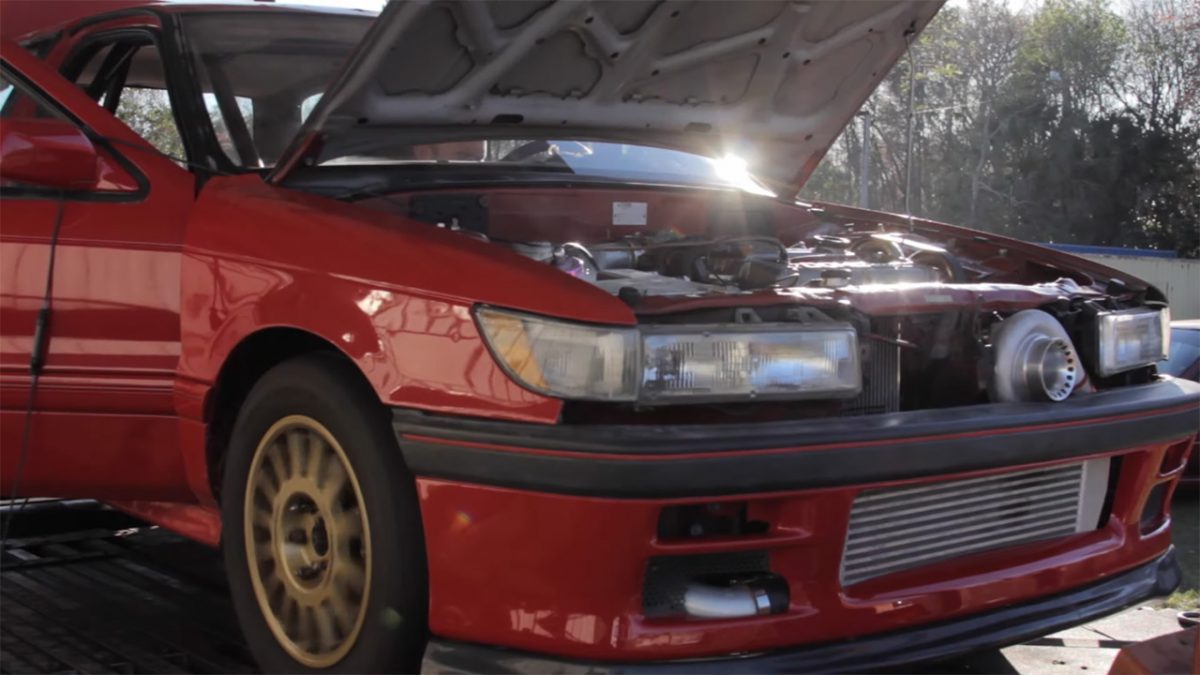 AWD Dodge Colt with a 829 whp Turbo 4G63 Inline-Four