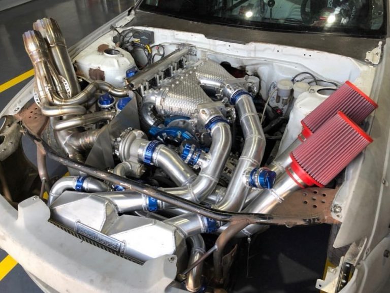 Nissan S15 with a Twin-Turbo 26B Four-Rotor