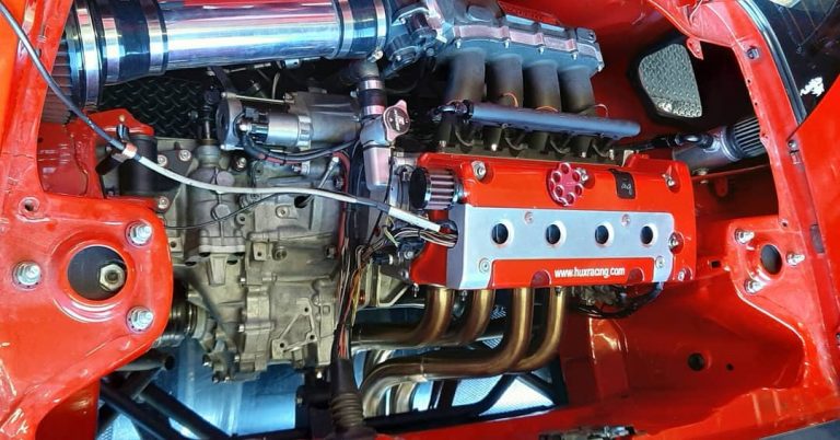 Toyota MR2 with a Honda K20/K24 – Engine Swap Depot