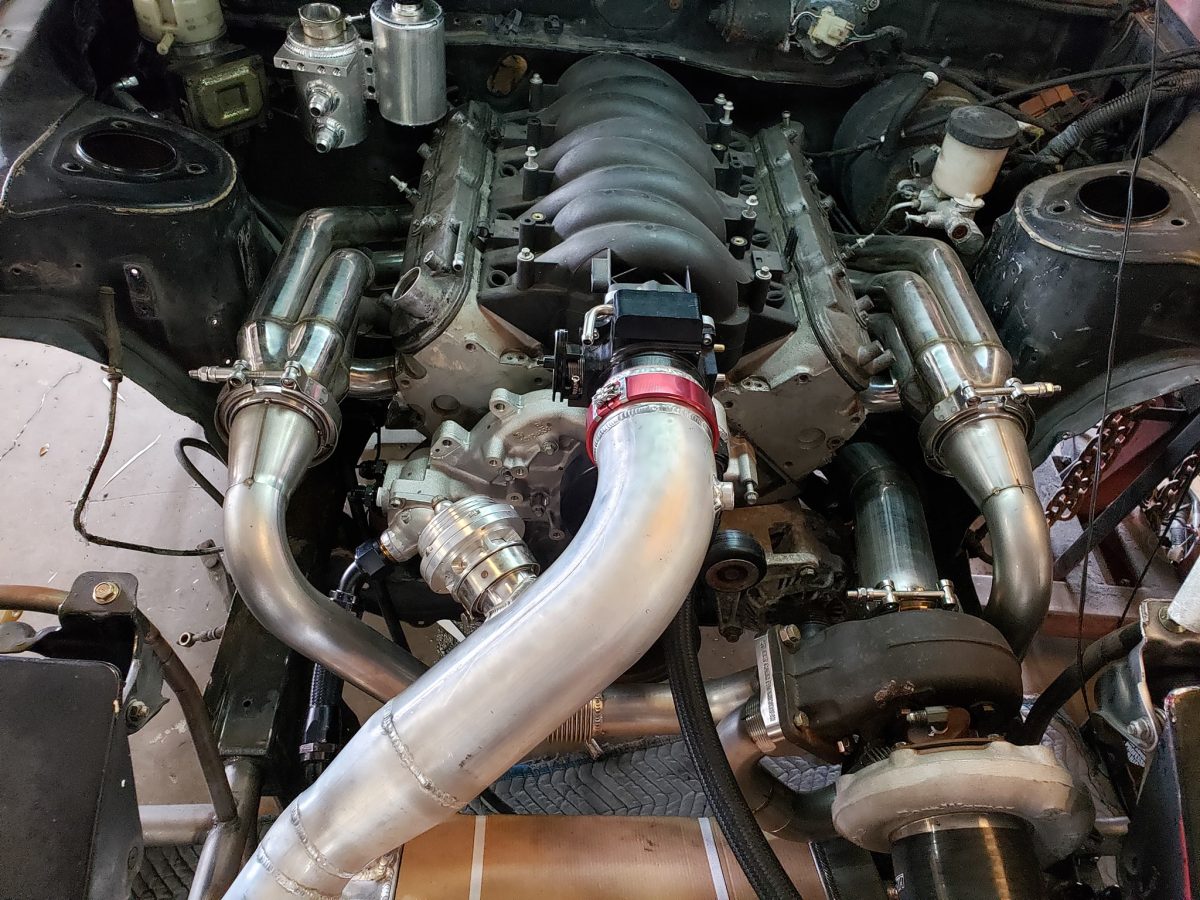 Nissan 300ZX with a Turbo LSx V8 – Engine Swap Depot