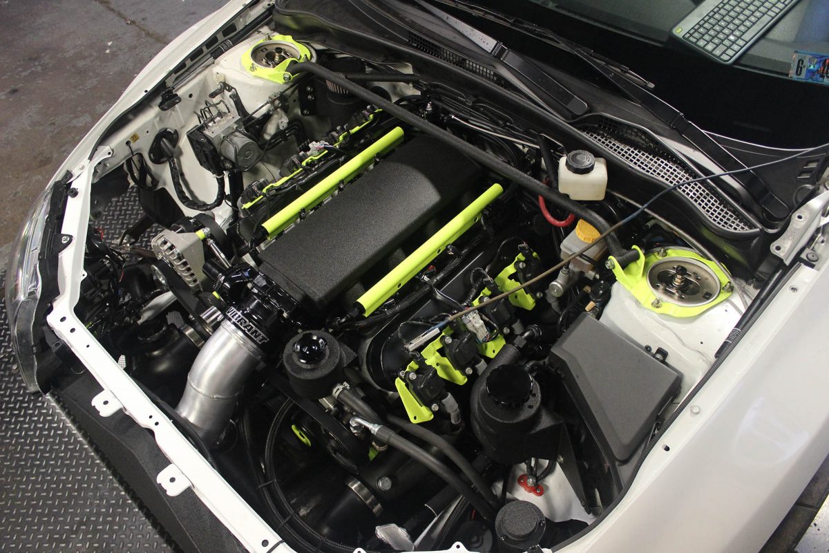 Subaru WRX with a Turbo LS2 V8 - engineswapdepot.com