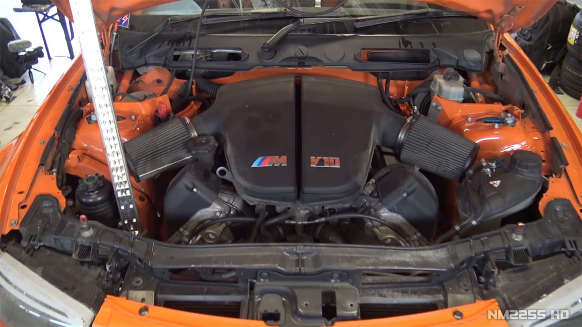 BMW 1 Series with a S85 V10 - engineswapdepot.com