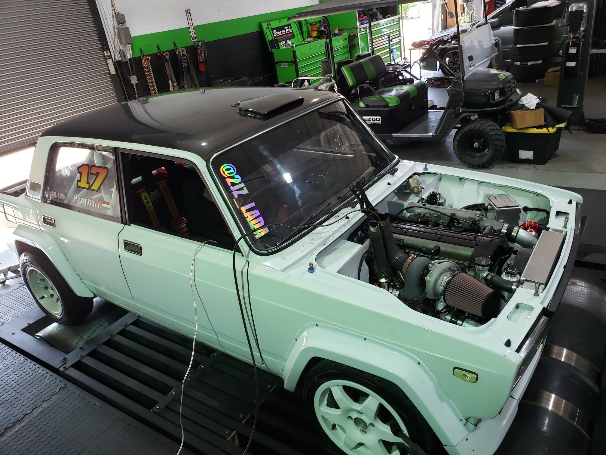 1988 Lada with a Turbo 2JZ - engineswapdepot.com