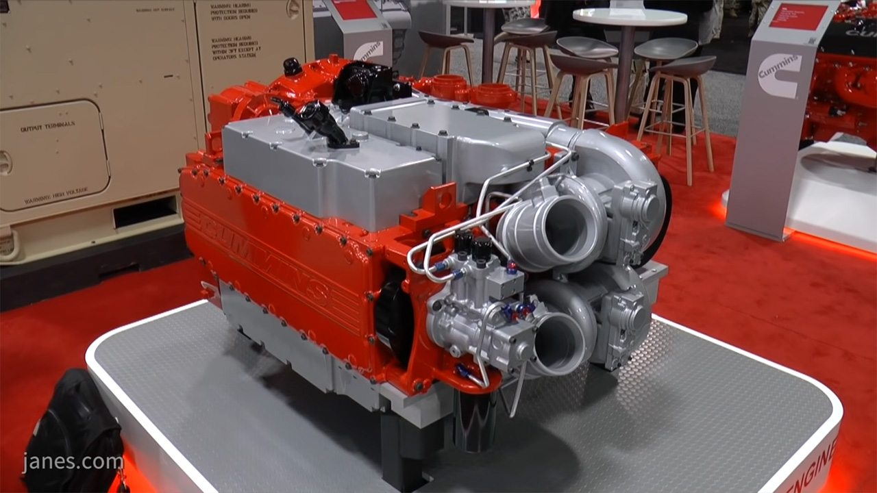 14.3 L Twin-Charged Diesel Flat-Four