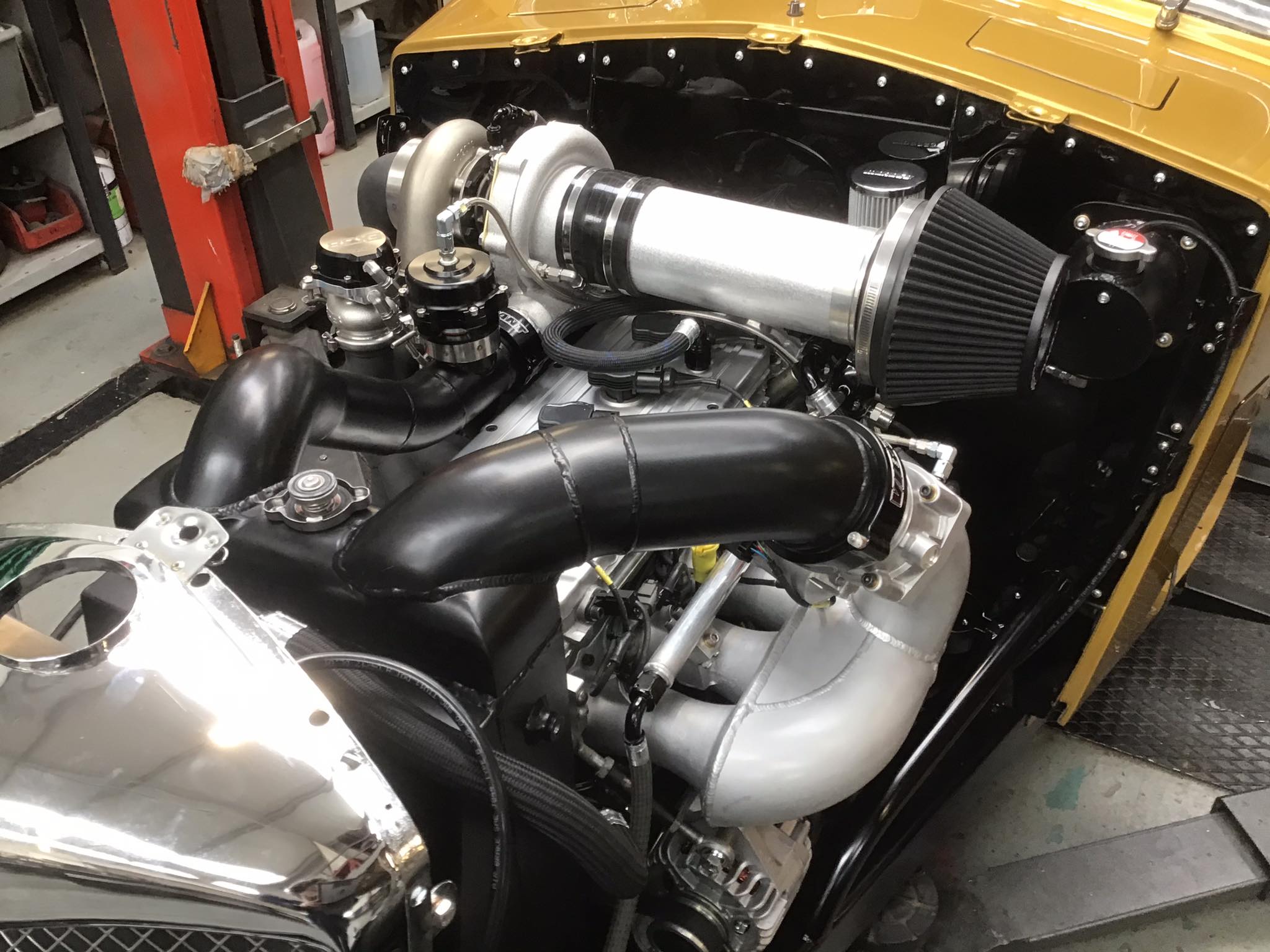 1935 Riley Kestrel with an Audi turbo inline-five 05 – Engine Swap Depot