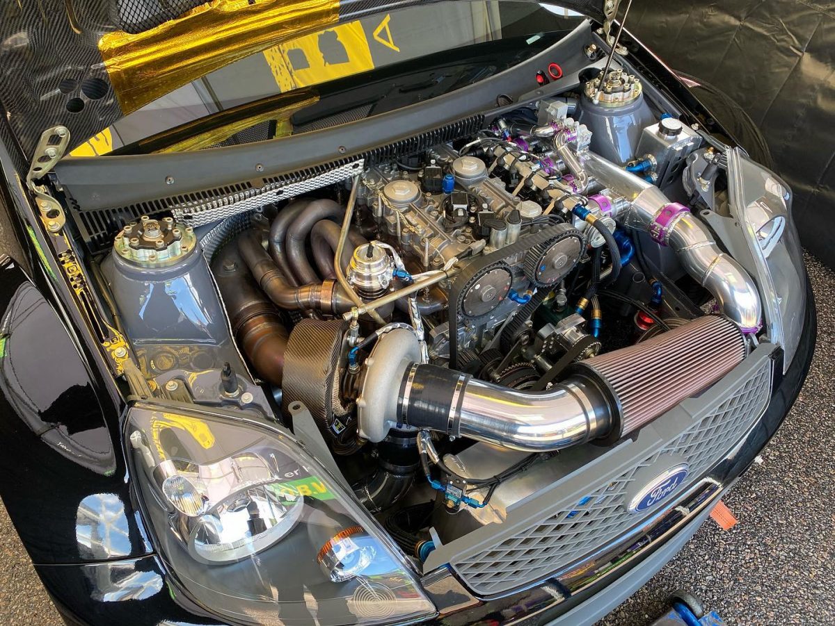 Ford Fiesta with a Turbo Volvo Inline-Five 04 – Engine Swap Depot