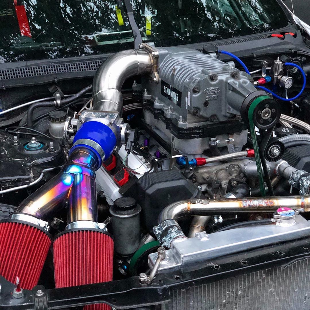 Nissan R33 with a Supercharged 1UZ V8 - engineswapdepot.com