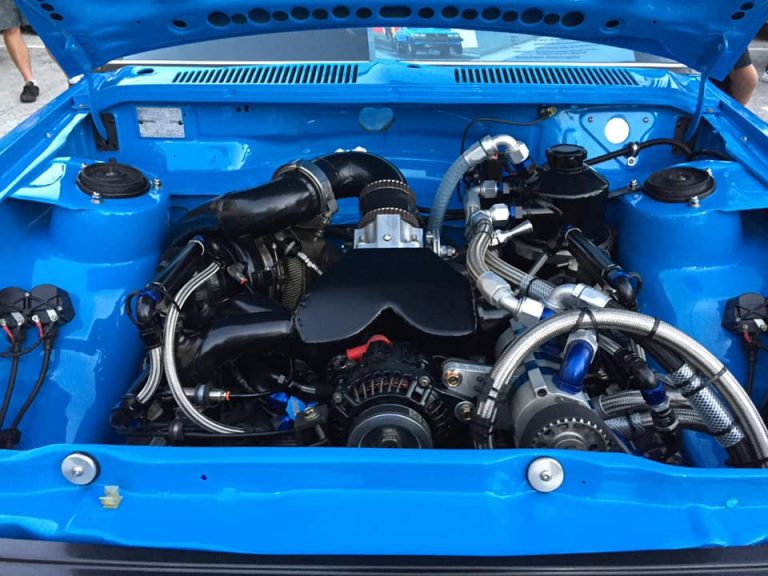 Subaru Brumby Ute with a turbo EJ25 flat-four 09 – Engine Swap Depot
